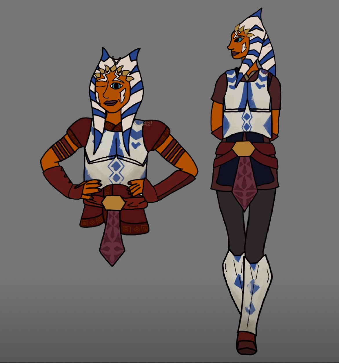 Commander Ahsoka Tano By Cheetahdragonart21 On Deviantart