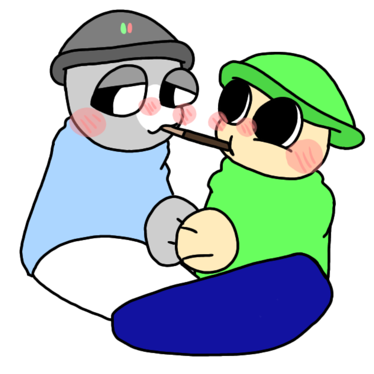 Phone And Bandu Eat A Pocky Stick By Gayymedic On Deviantart