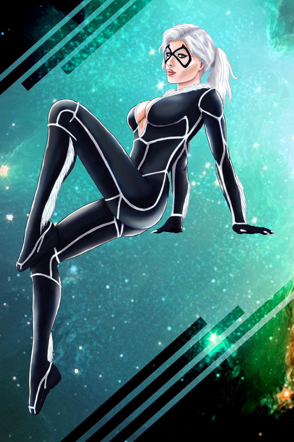 Black Cat By Sldraws88 On Deviantart