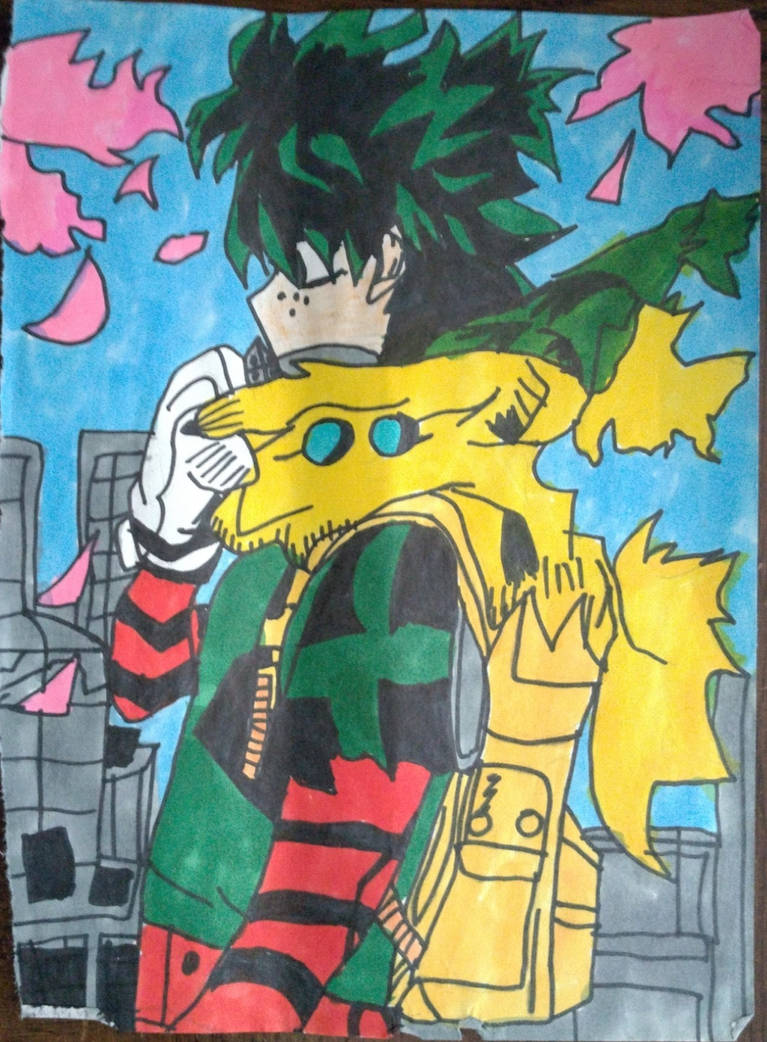 Deku Vigilante Drawing By Nightwolf1426 On Deviantart
