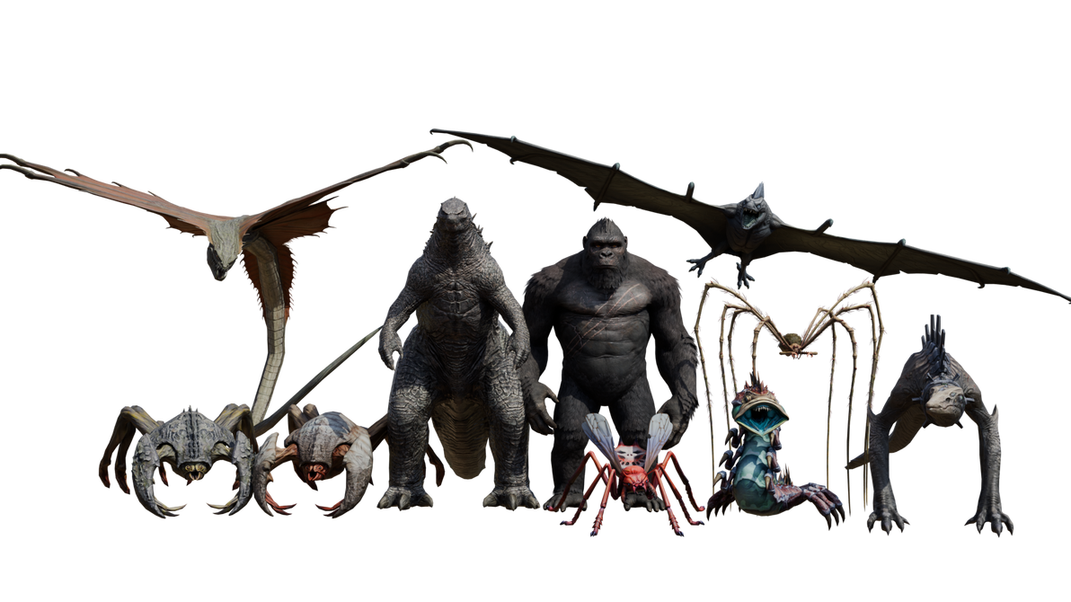 Godzilla Titan Chasers Render By Uhjububu On Deviantart