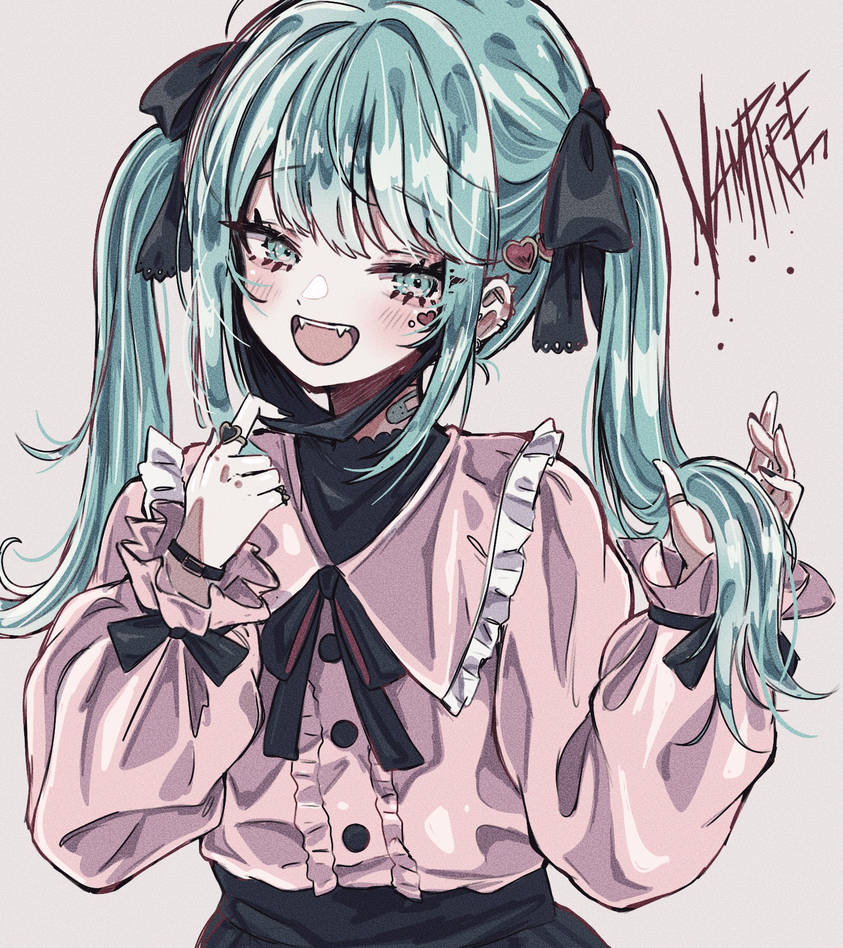 Vampire Miku By Usagiminku On Deviantart