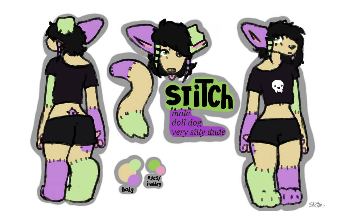 Stitch W Clothes By Trashyposs On Deviantart