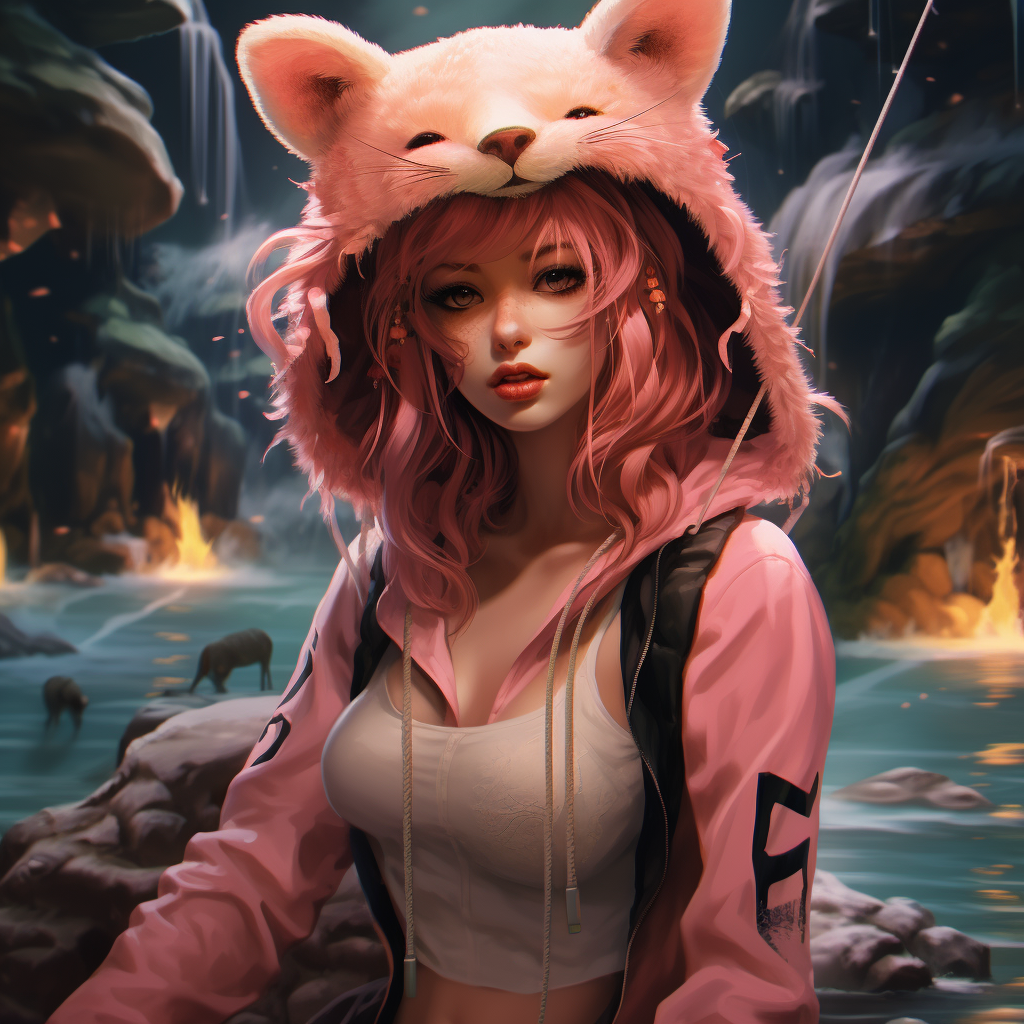Cute Pink Anime Girl By Cells200 On Deviantart