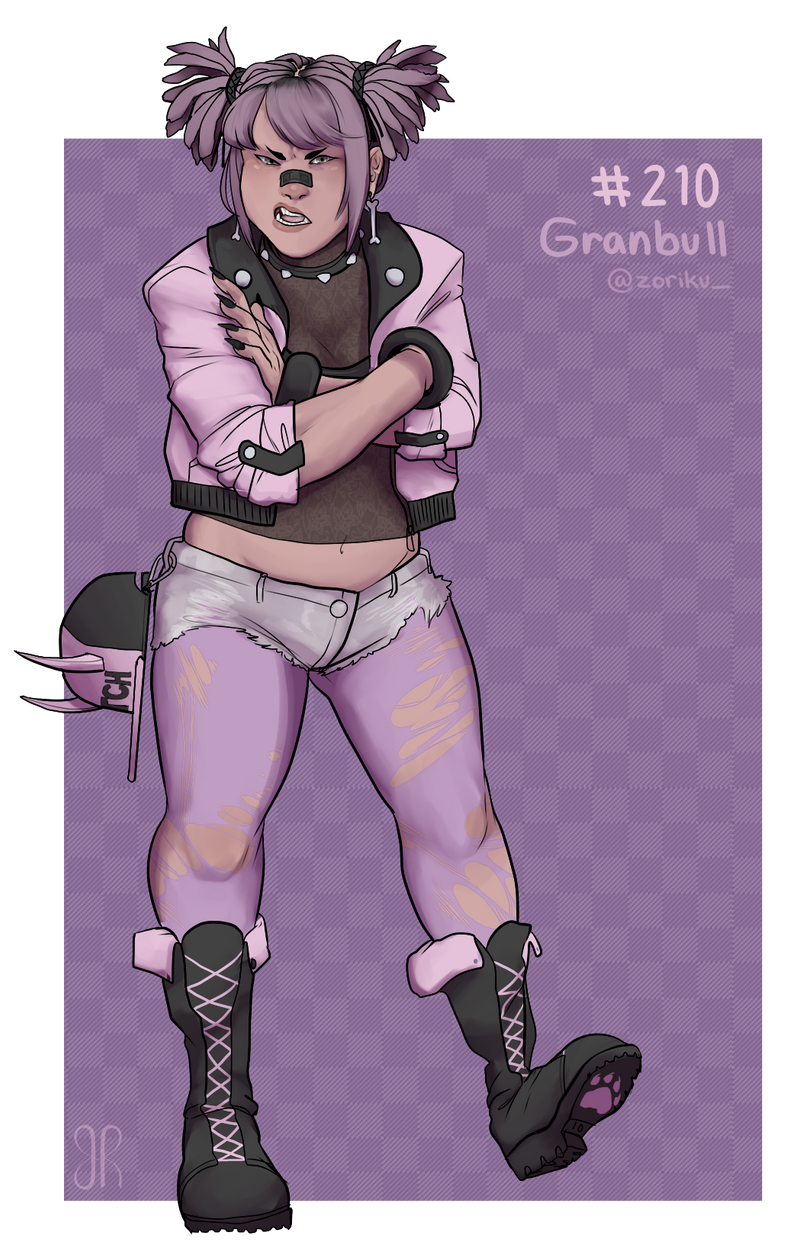 Granbull Gijinka By Janarowe On Deviantart