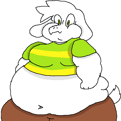 Fat Asriel By Thefatfur On Deviantart
