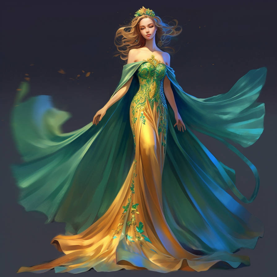 Summer Fantasy Gown 48 By Amadihunt On Deviantart