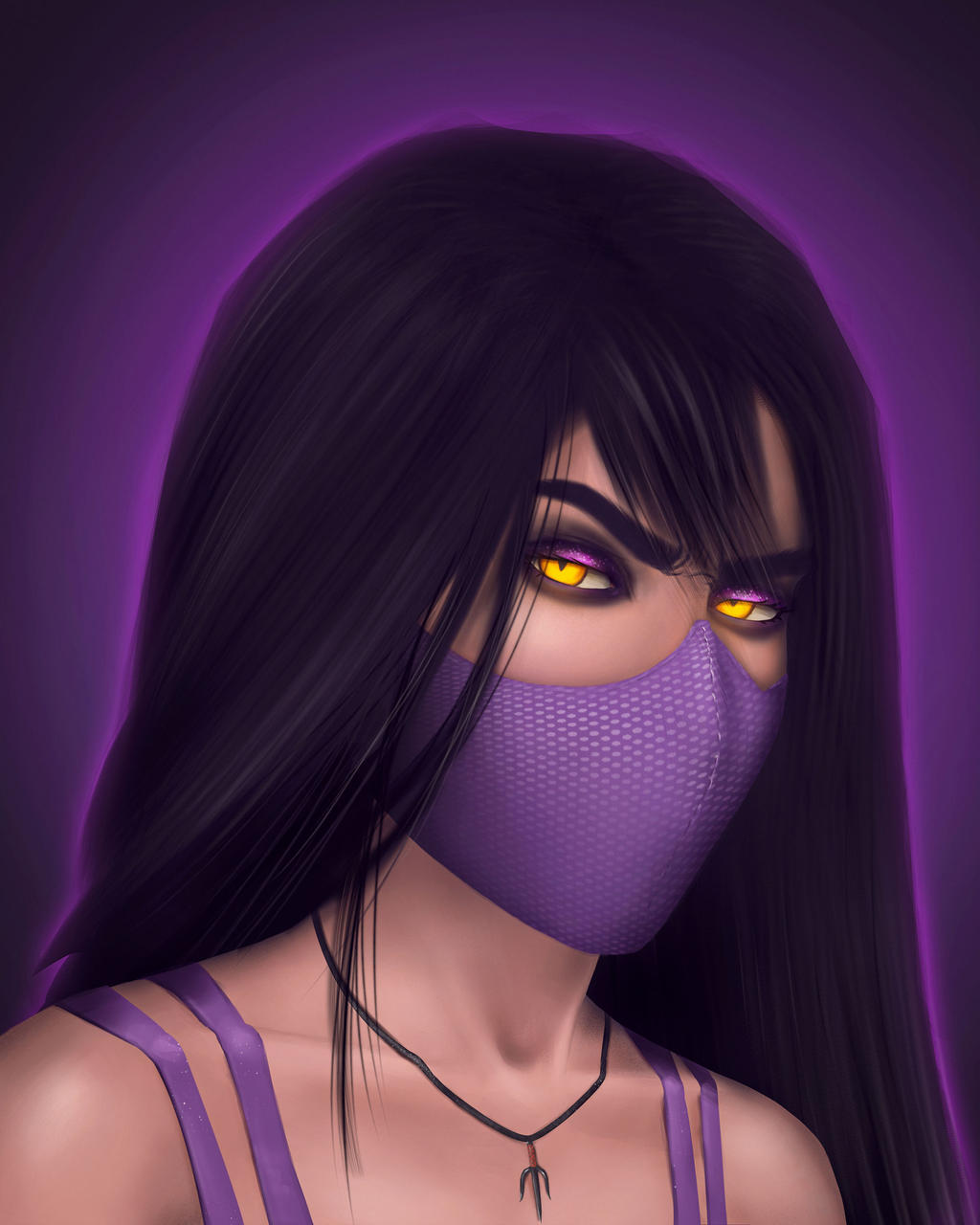 Mileena Fan Art By Canynero On Deviantart