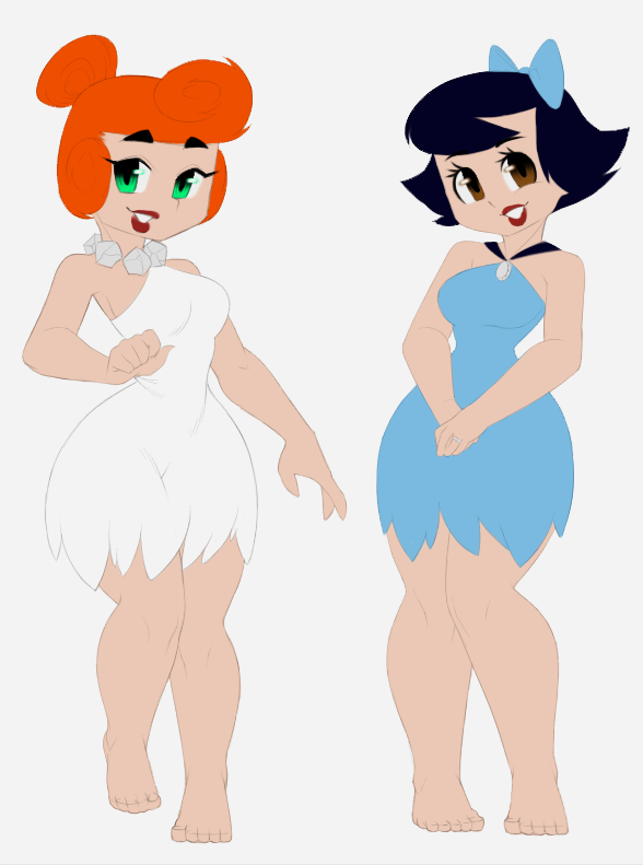 Wilma And Betty By Tazul242 On Deviantart