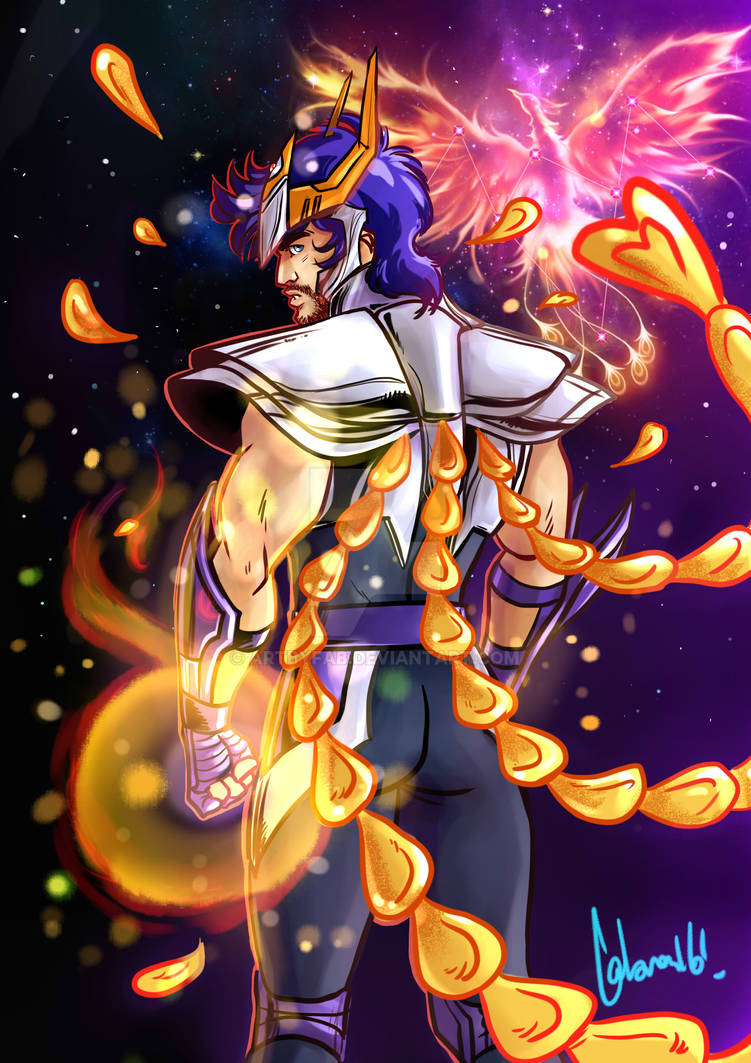 Ikki Phoenix Saint Seiya By Artbyfab On Deviantart