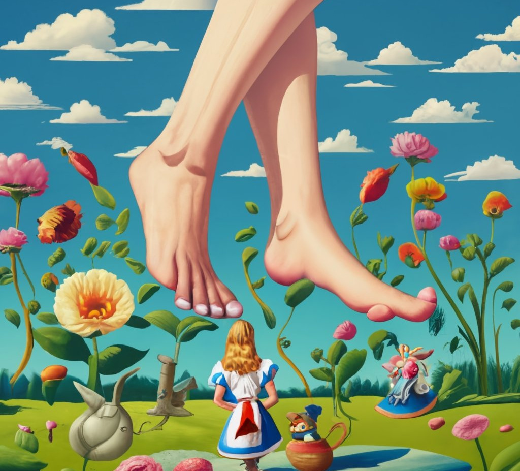 Gigantic Floating Alice Feet By Zaylornoon On Deviantart