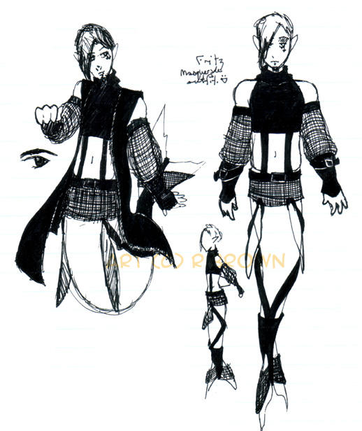 Fritz - preliminary sketch. by morgandea on DeviantArt
