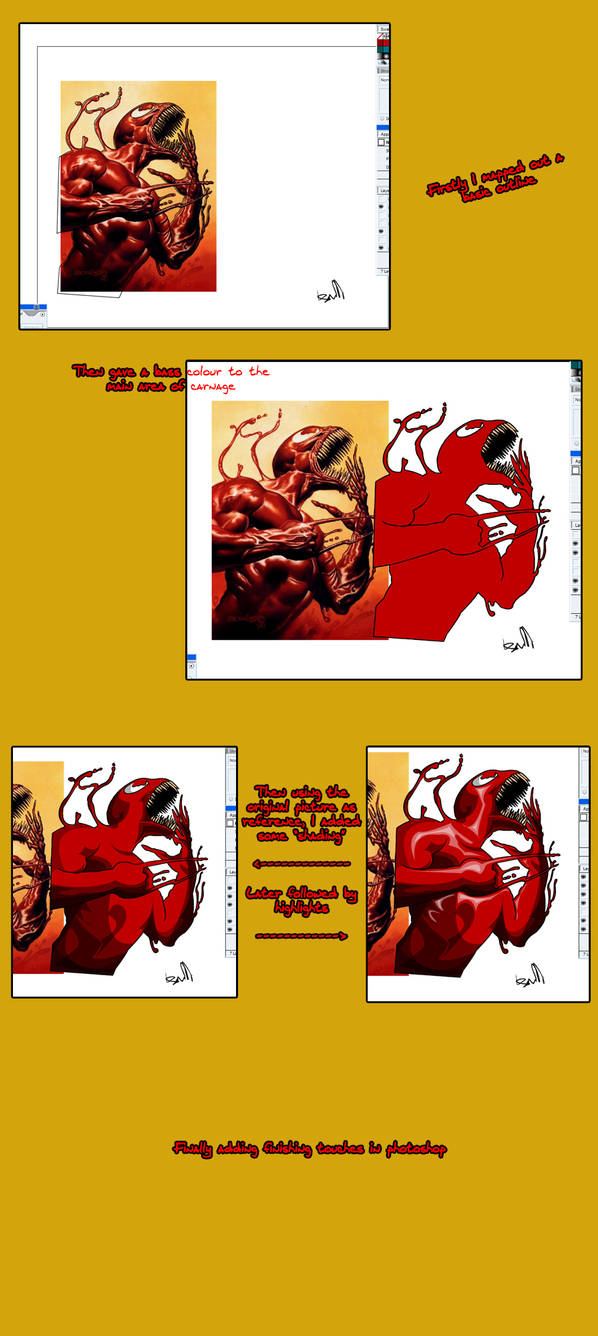 Carnage Vector Steps by PaOR on DeviantArt