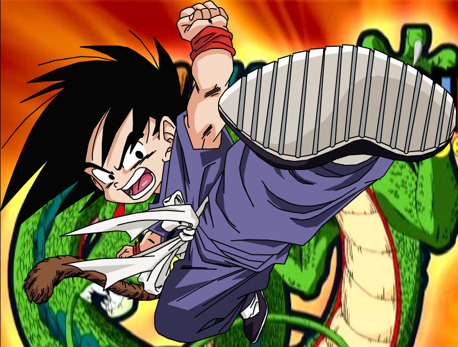 Kid Goku - Charging by eggmanrules on DeviantArt