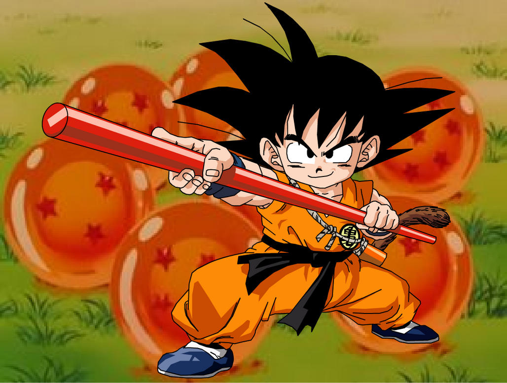 Goku and his Power Pole by eggmanrules on DeviantArt