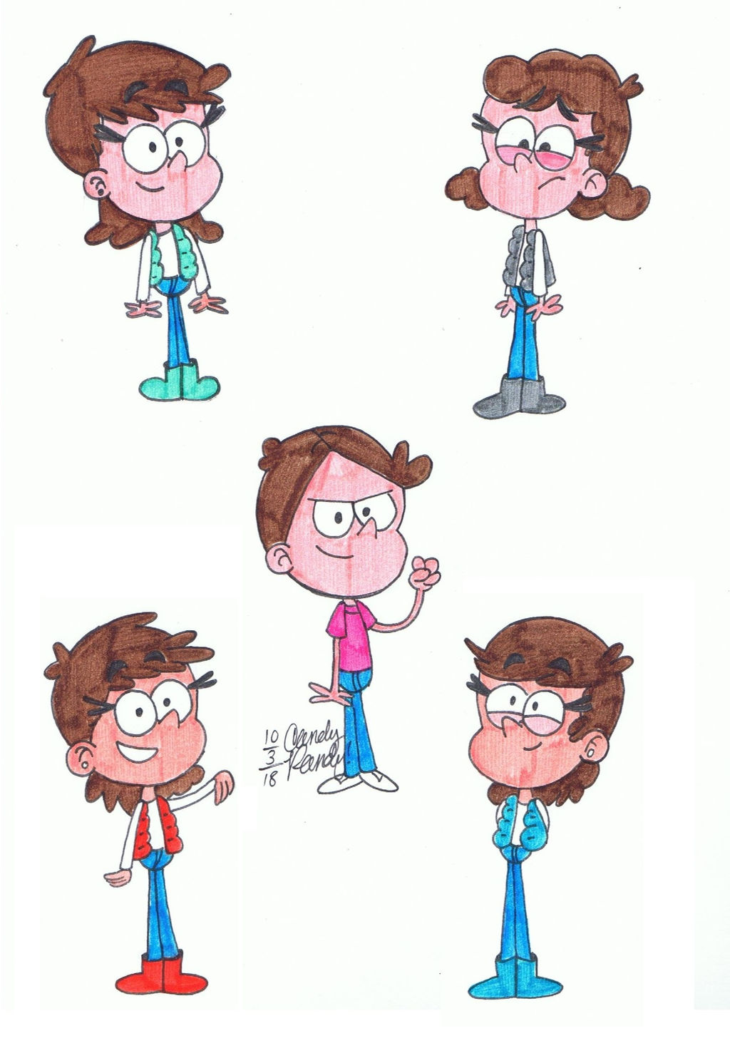 Genderbent Fox Quintuplets By Toonrandy On Deviantart