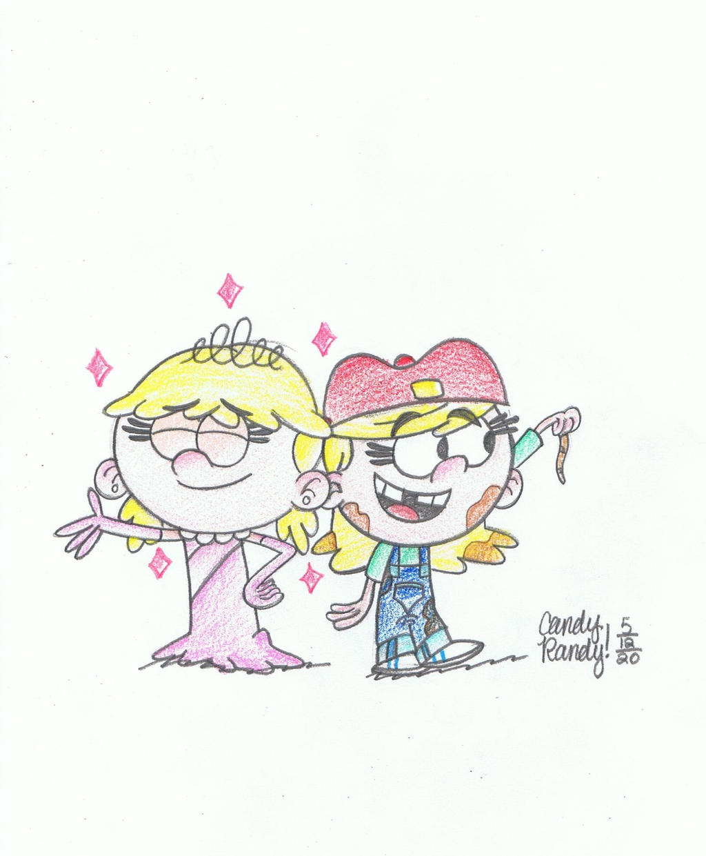 Loud House Personality Swap Lana And Lola By Toonrandy On Deviantart