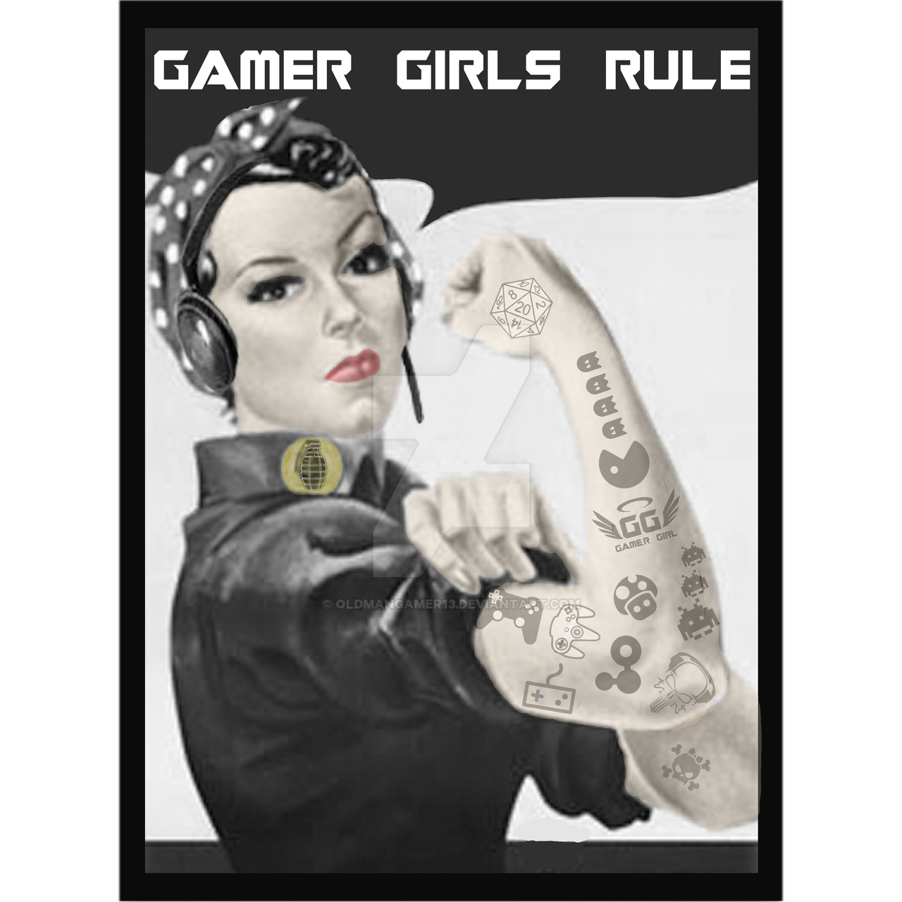Gamer Girls Rule Final By Oldmangamer13 On Deviantart