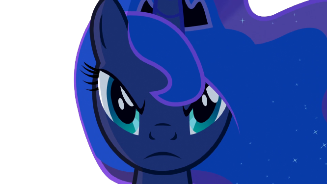 Princess Luna Angry Vector By Haleyjadefriedman On Deviantart