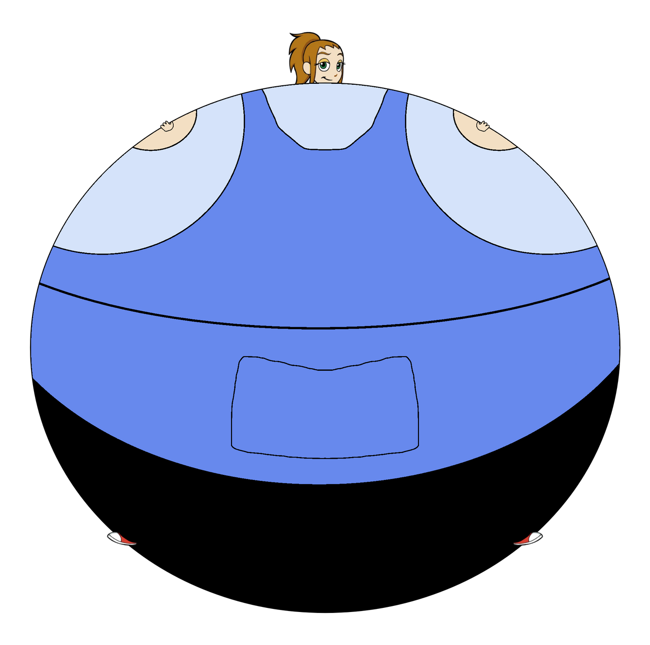 Massively Inflated Flo By Marybethemberjoy49 On Deviantart