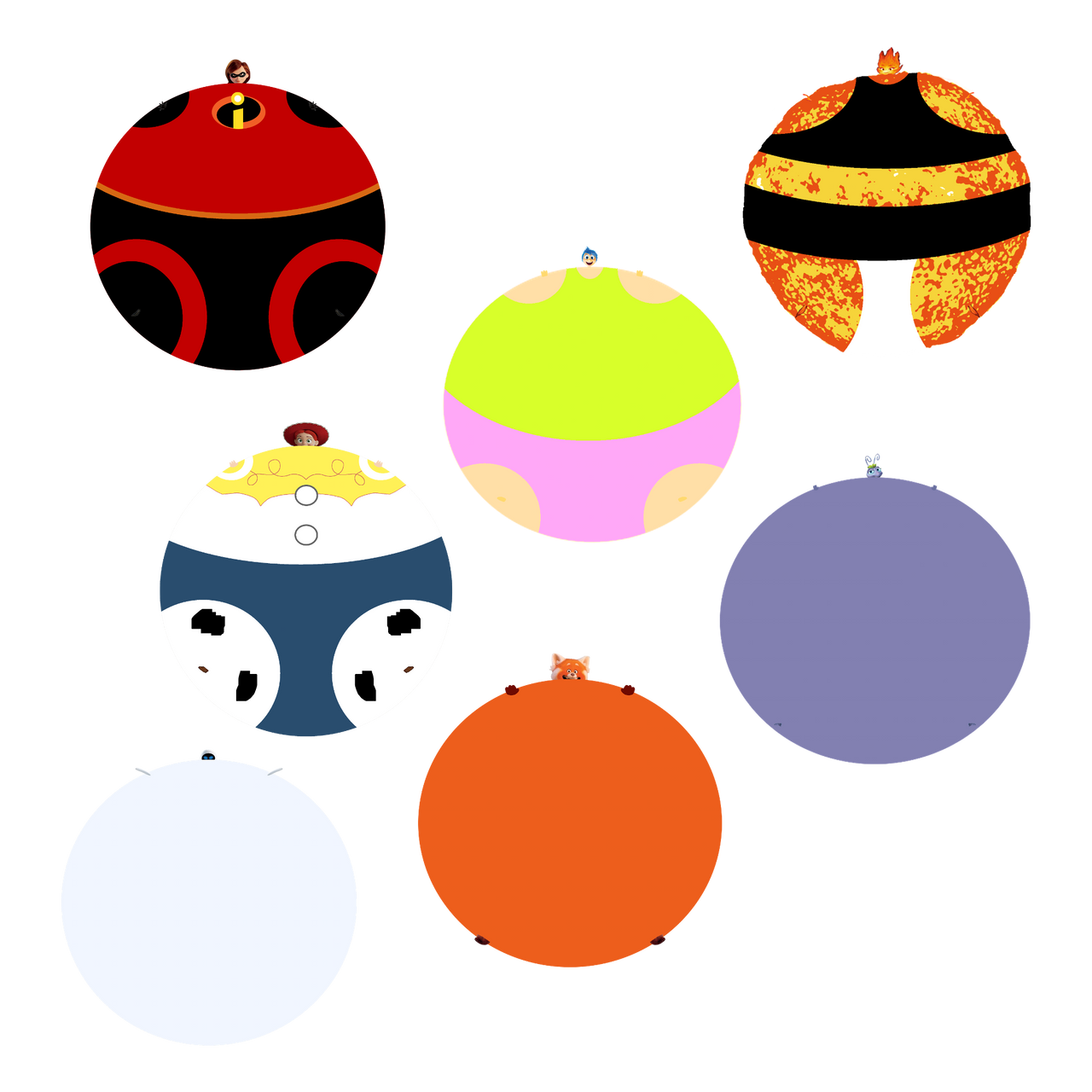 7 Massive Inflated Pixar Girls By Marybethemberjoy49 On Deviantart