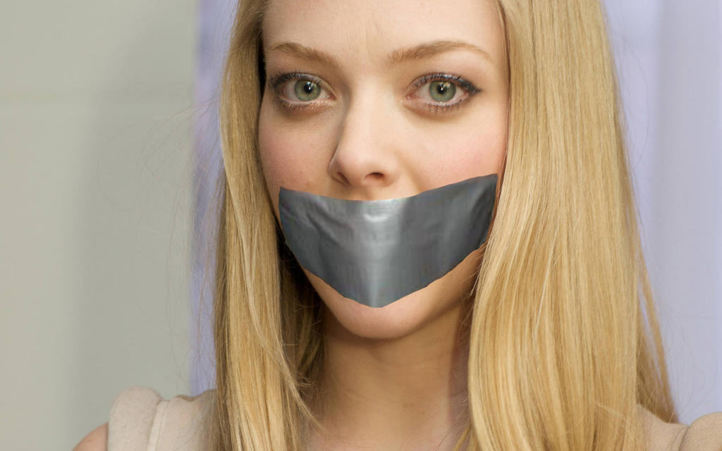 Amanda Seyfried Duct Tape Gagged By Walnutcaake On Deviantart