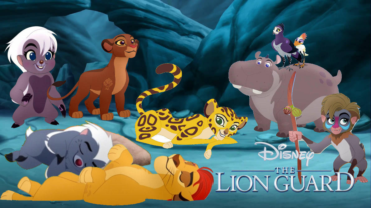 Lion Guard Lair With Characters And Logo By Bioniclins On Deviantart