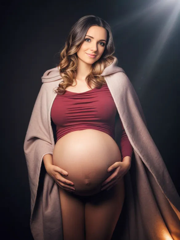 AI-Generated Pregnant Woman by BellyThusiast on DeviantArt AI-Generated Pregnant Woman by BellyThusiast on DeviantArt