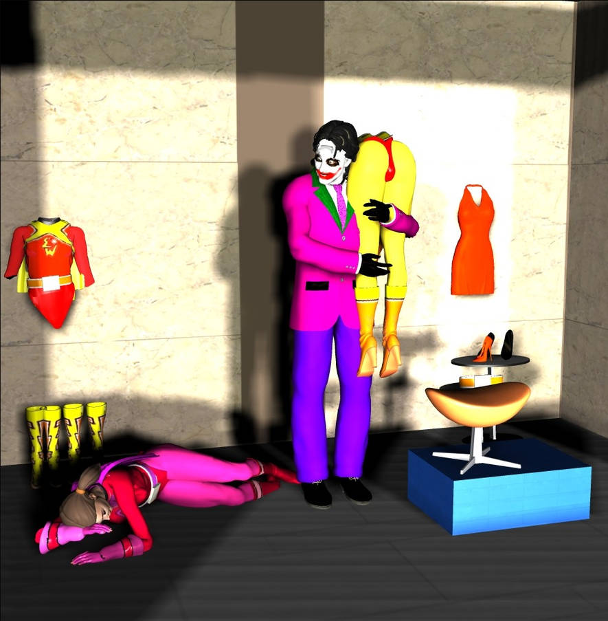 The Joker Vs Electrawoman And Dynagirl By Mastefer On Deviantart