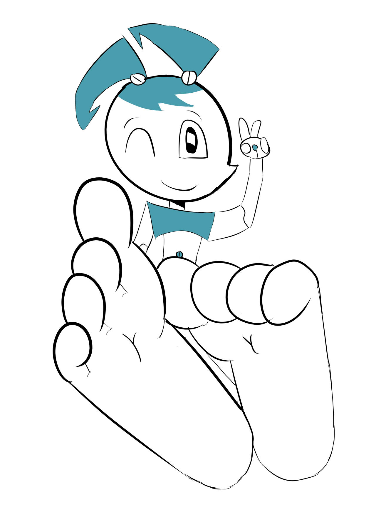 Jenny Wakeman Feet Tease By Weirdo6264 On Deviantart