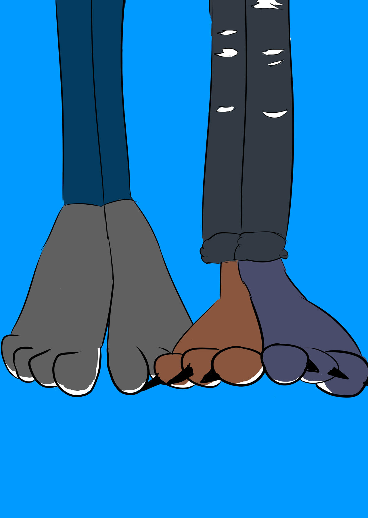 Ema And Meows Feet By Weirdo6264 On Deviantart