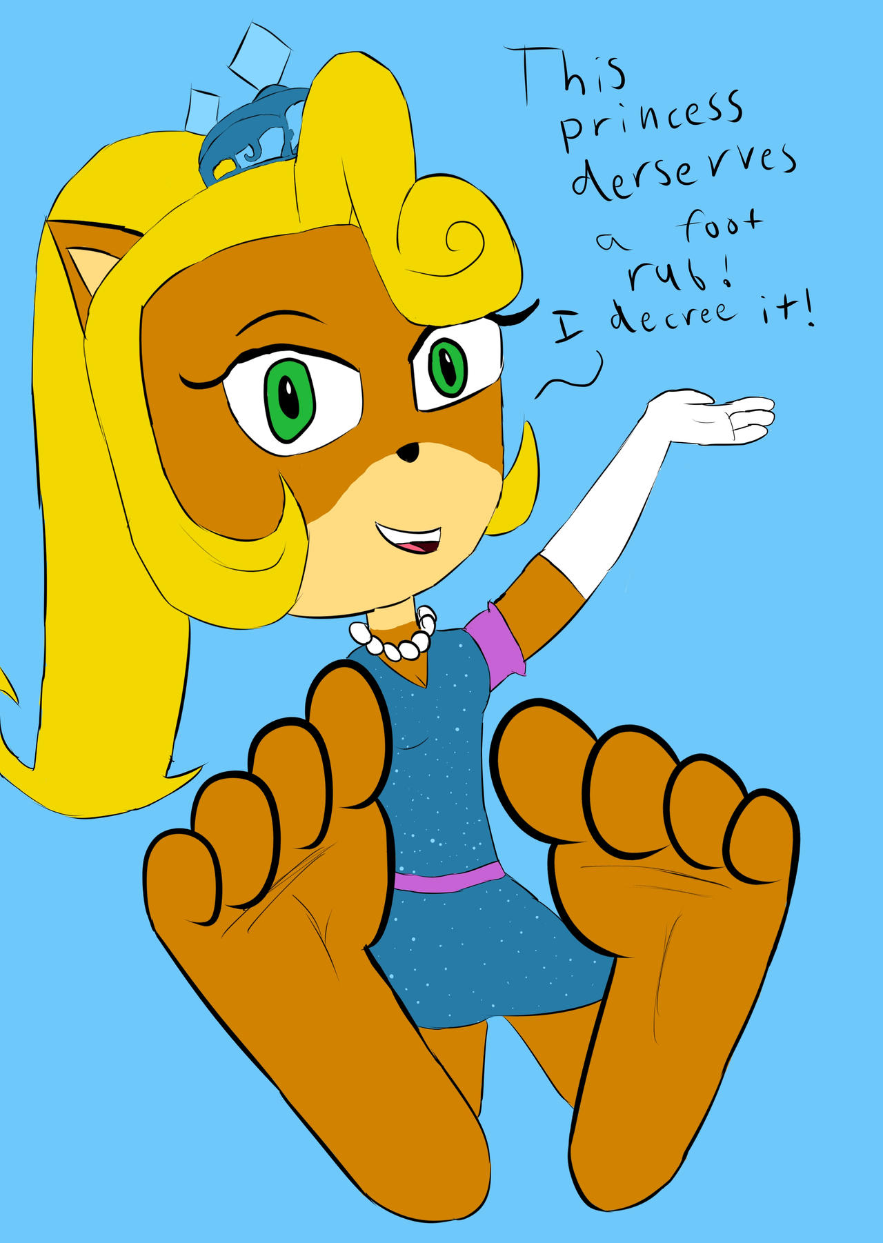 Coco Bandicoot On Furrygirlsfeet Deviantart