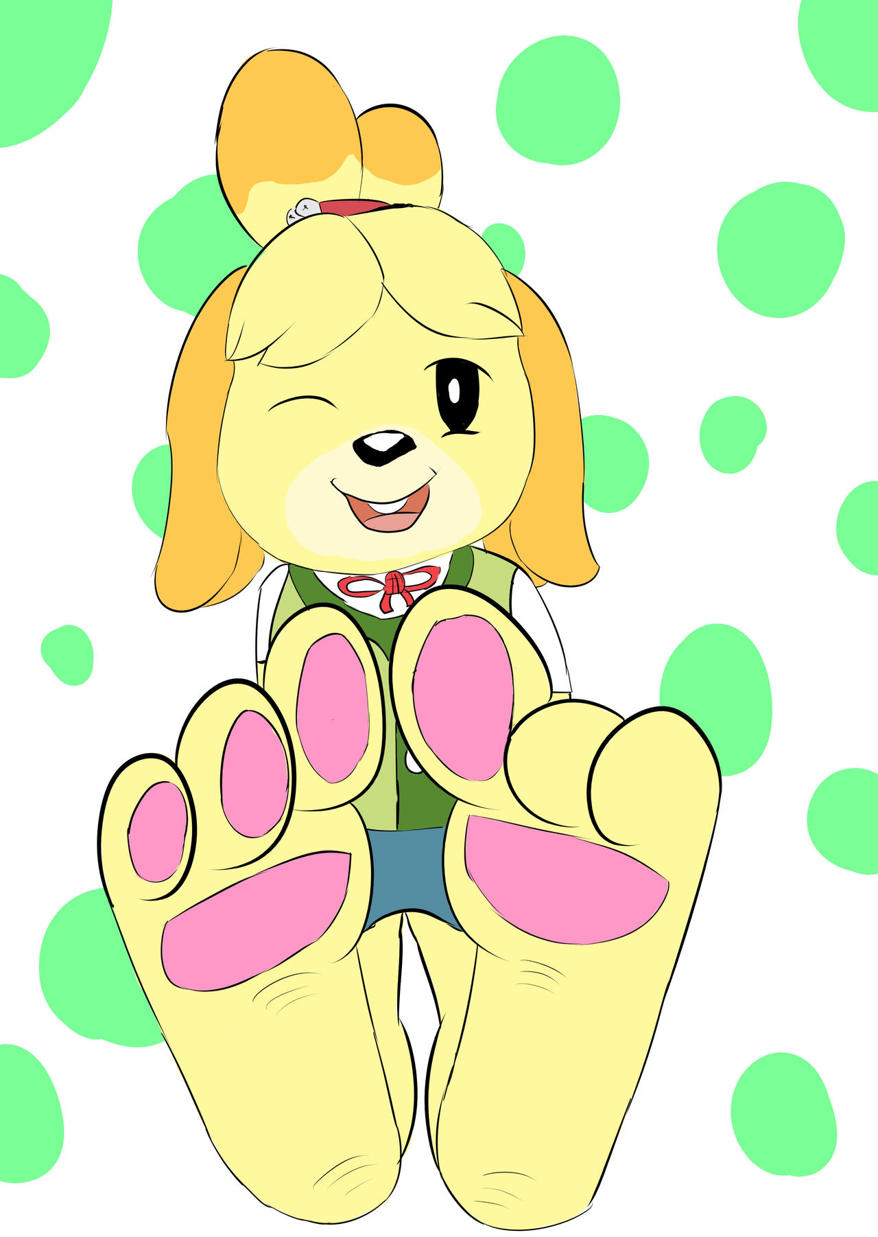 Isabelles Feet Paw Day 2023 By Weirdo6264 On Deviantart