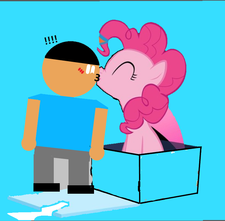 Pinkie Pie Kissing Me In My Birthday By Williamsvenancio On Deviantart