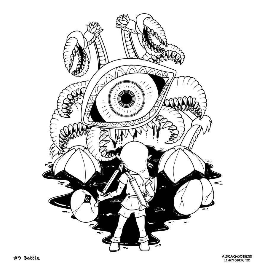 Linktober 2022 Day 9 Battle By Auragoddess On Deviantart