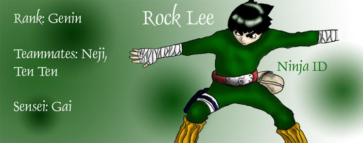 Rock Lee Bookmark by Maritokoha on DeviantArt