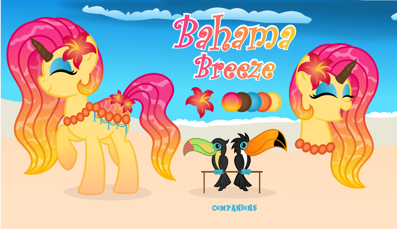 Reference Sheet: Bahama Breeze by MyPaintedMelody on DeviantArt Reference Sheet: Bahama Breeze by MyPaintedMelody on DeviantArt