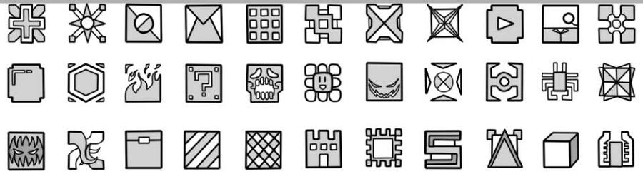 fanmade GD icons - cube 2 by ekolitex99 on DeviantArt fanmade GD icons - cube 2 by ekolitex99 on DeviantArt
