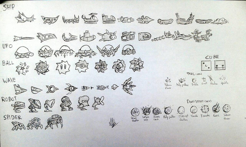 Fanmade GD icons - random by ekolitex99 on DeviantArt Fanmade GD icons - random by ekolitex99 on DeviantArt