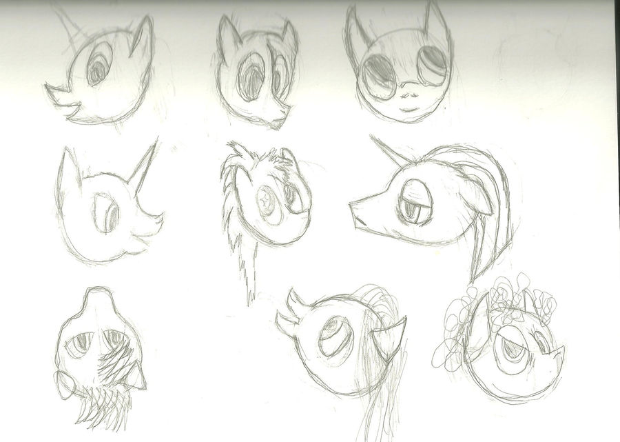 Mlp Sketchdump By Oranjekyu On Deviantart