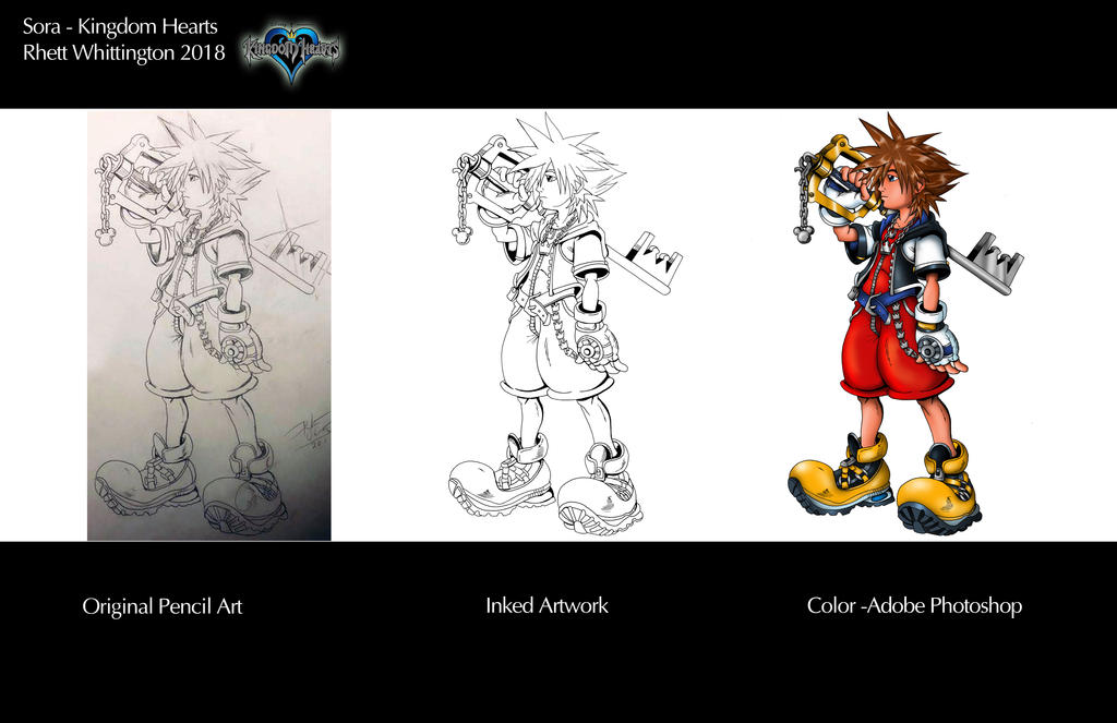 Sora Kingdom Hearts Progression By Whittingtonrhett On Deviantart