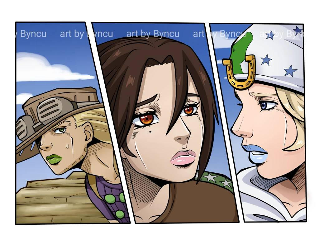 Steel Ball Run Gyro Johnny And Margaret Oc By Byncu Uzumaki On Deviantart