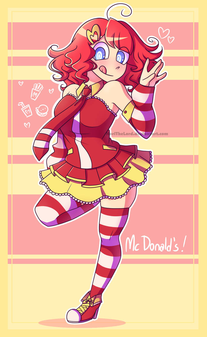 Ronald Mcdonald Girl Version Fanart By Norithelord On Deviantart