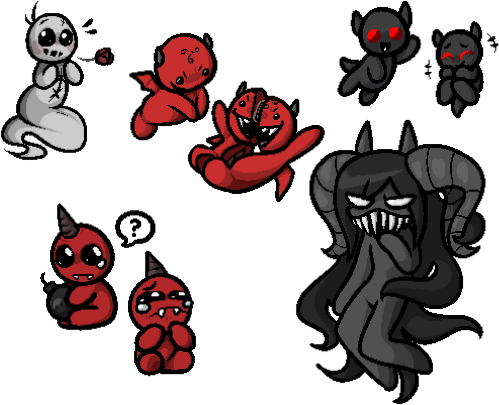 Tboi But I Drew The Cute Bosses By Sniper Catte On Deviantart
