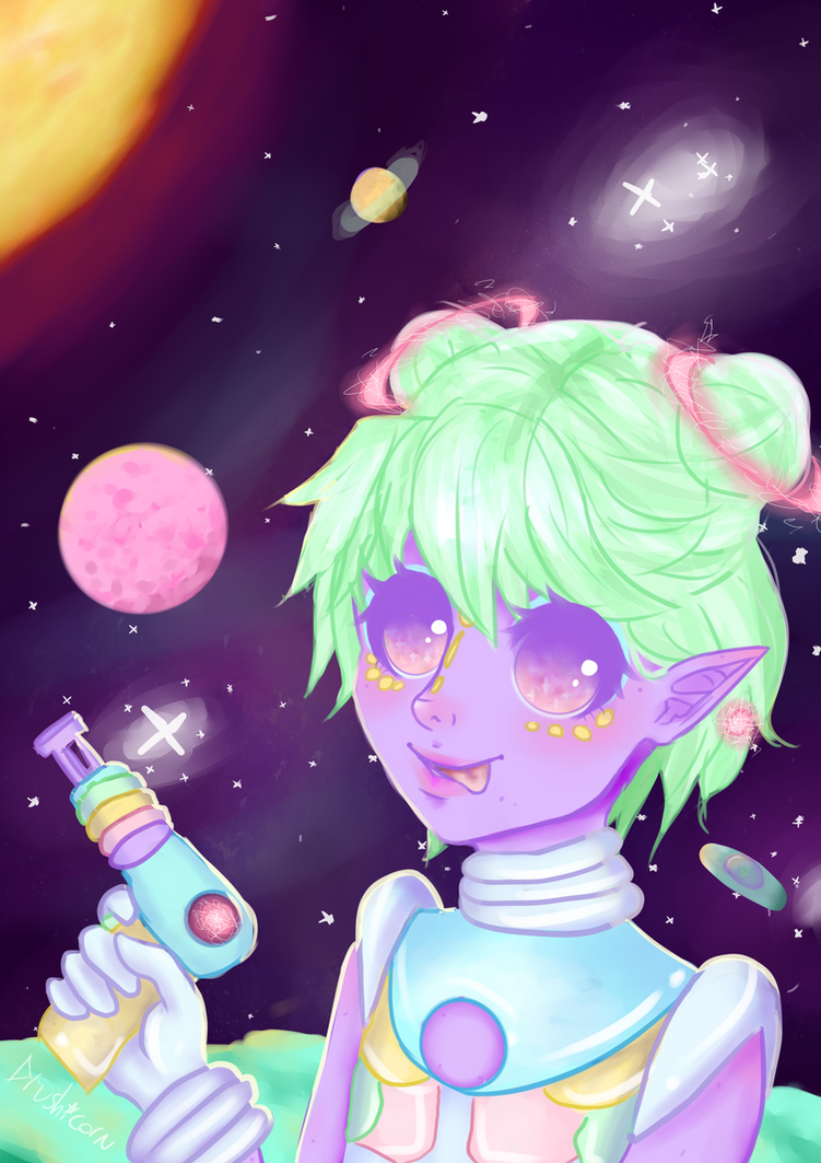 Alien Girl By Drushicorn On Deviantart