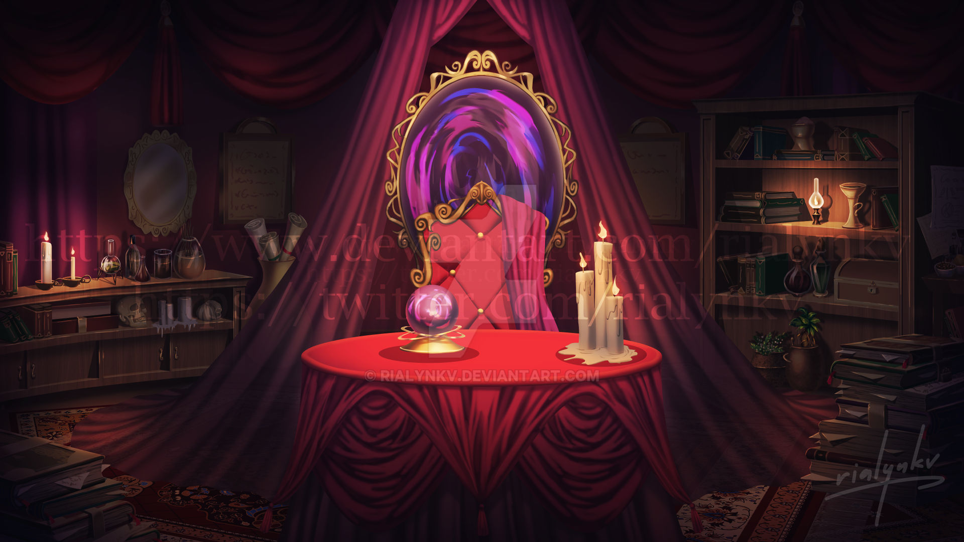 Fortune Teller Room By Rialynkv On DeviantArt fortune-teller-room-by-rialynkv-on-deviantart