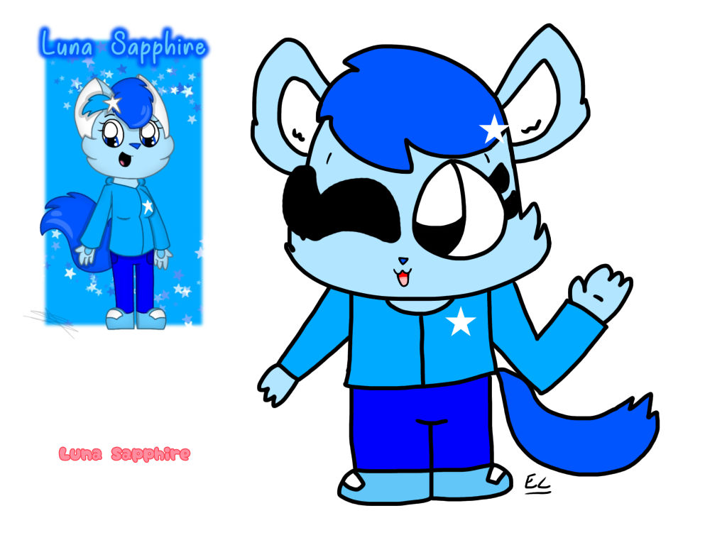 Luna Sapphire By Evafanartsclubec On Deviantart