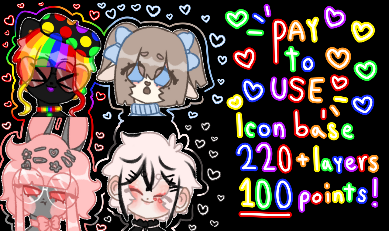 100 POINT !!! human + anthro icon base {P2U} by inuzai on DeviantArt 100 POINT !!! human + anthro icon base {P2U} by inuzai on DeviantArt