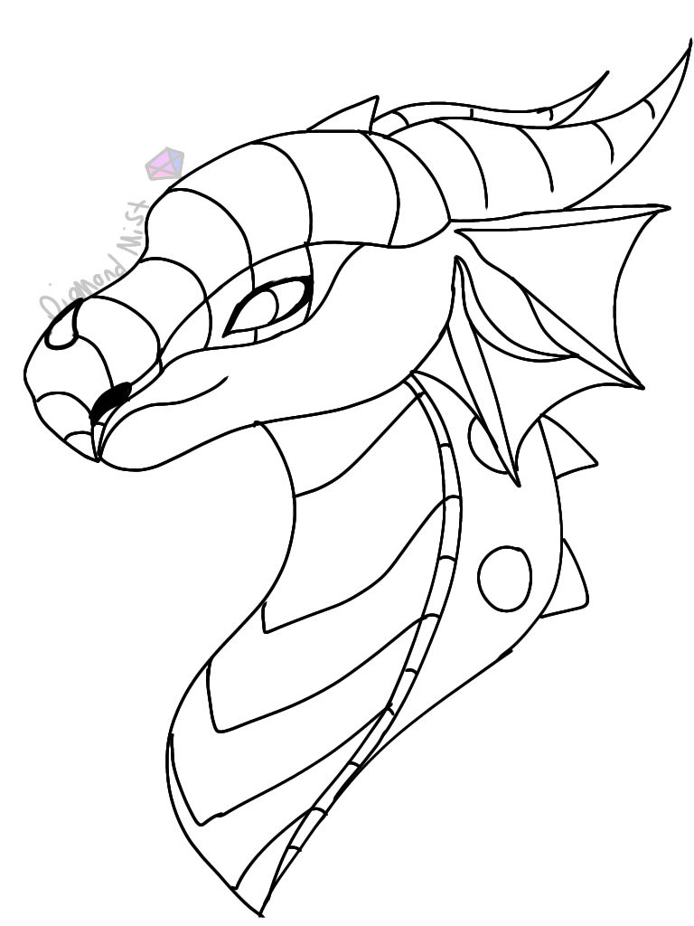 Rainwing Head Base (F2U) by Diamondmist-Fantasy on DeviantArt Rainwing Head Base (F2U) by Diamondmist-Fantasy on DeviantArt