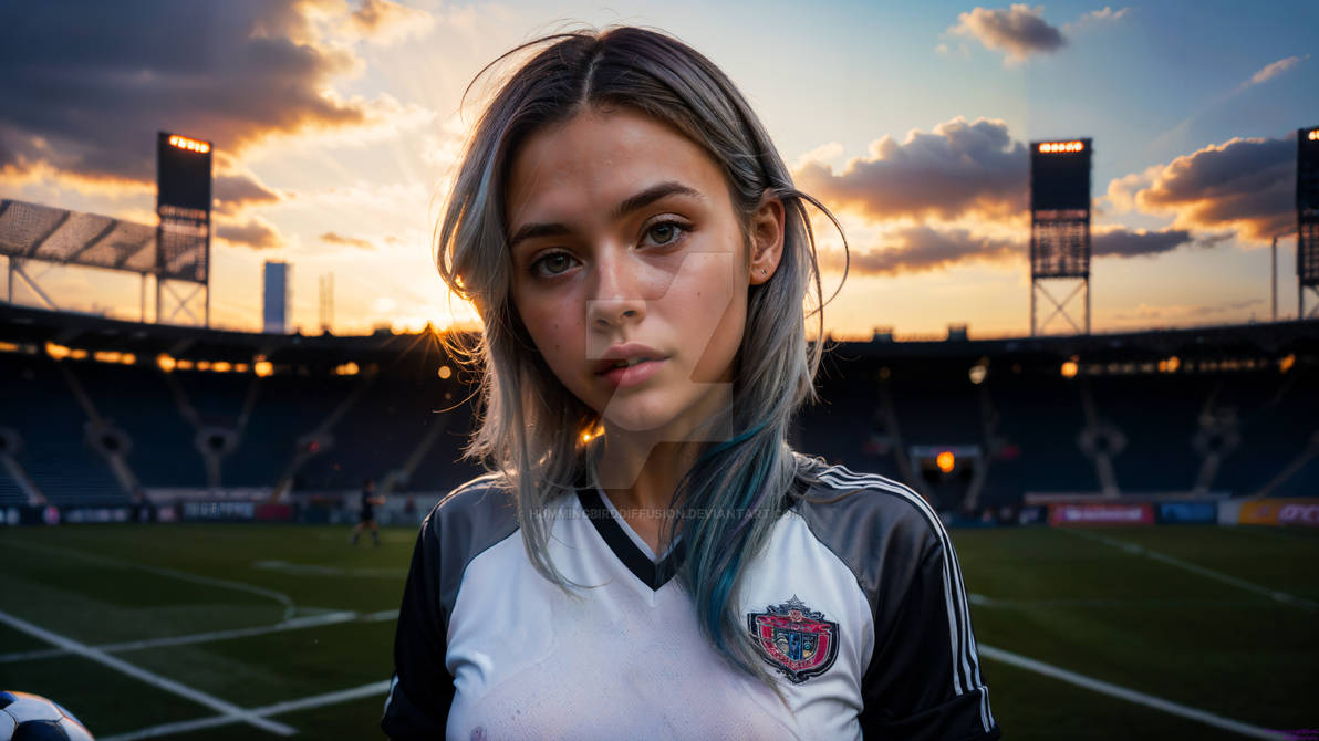 Soccer Football Player Girl 18 By Hummingbirddiffusion On Deviantart
